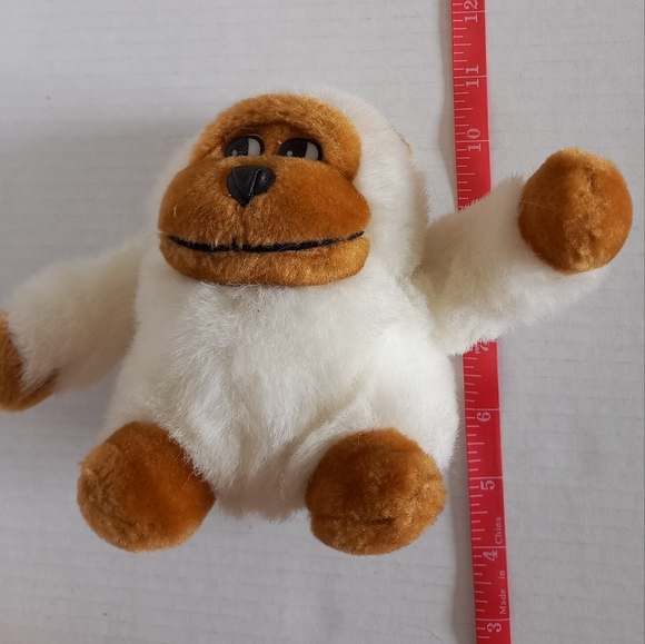 fable | Toys | Vintage 9s White Cream Gorilla Plush Tan 6in Fable 994 ...